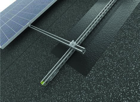 PV Unterkonstruktion Baks Bitumendach – Duarte Solar